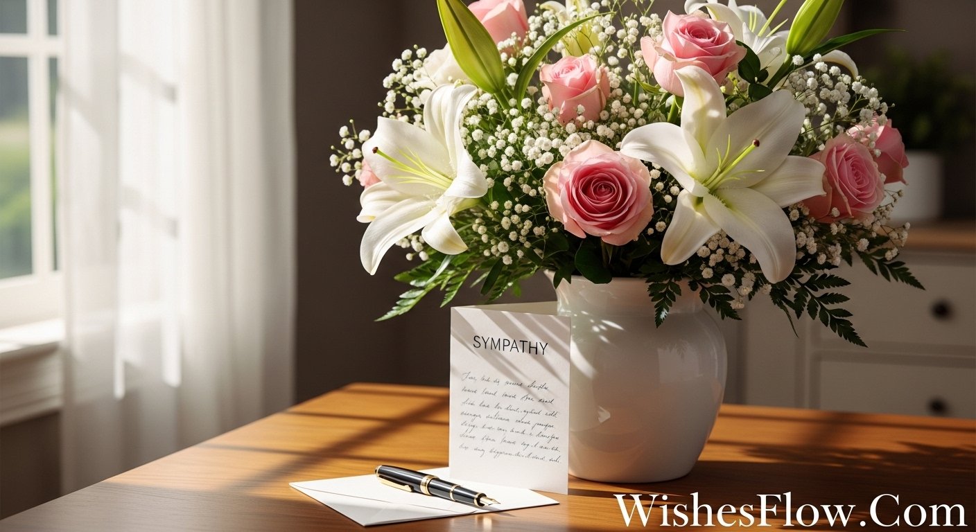 80+ Sympathy Card Messages for Funeral Flowers (2026)